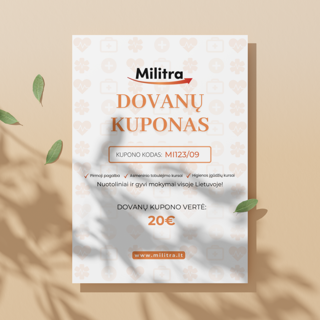 Dovanų kuponas – Militra.lt