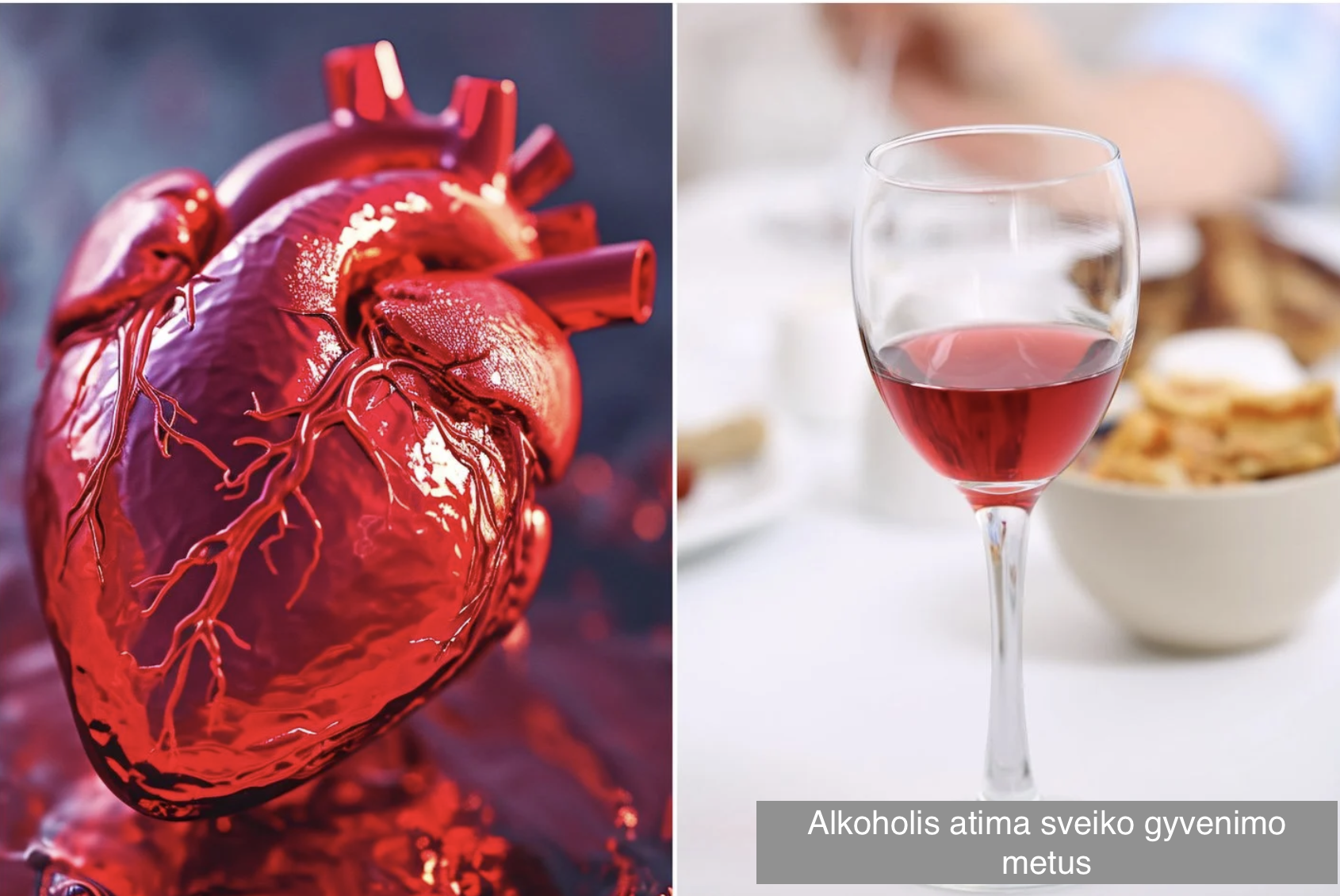 Alkoholio kelias žmogaus kūne: kaip jis paveikia širdį, kepenis ir ...
